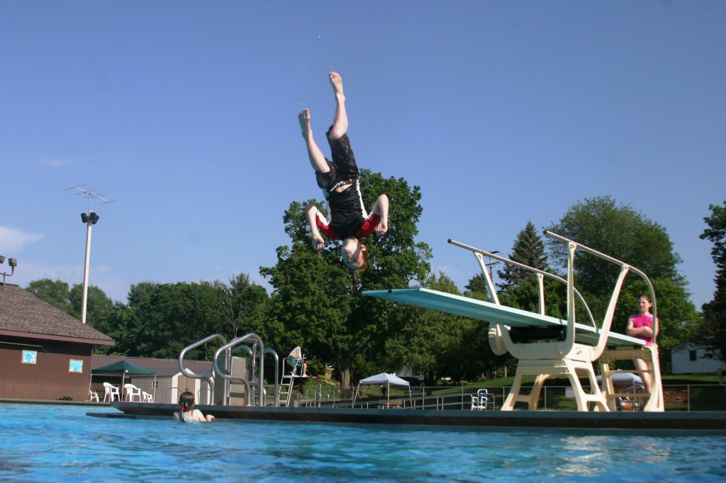 Community pool makes a splash on opening day