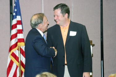 House speaker Bolger attends Potvin reception, addresses reforms