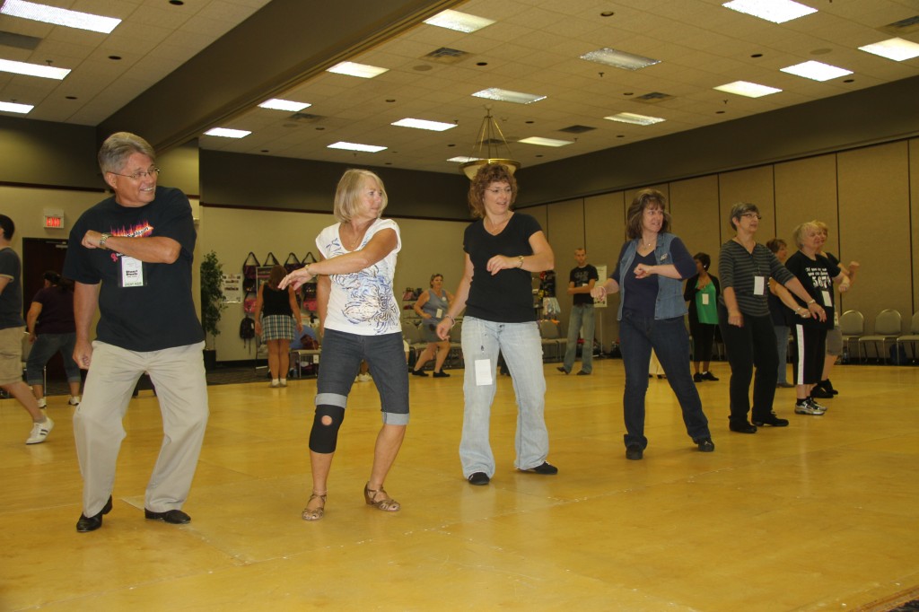 Line dancing in the Middle of the Mitten