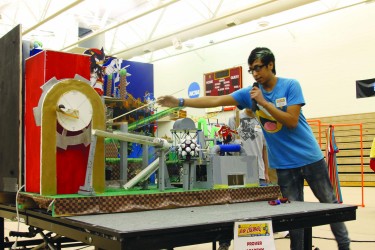 Complex machines doing simple tasks