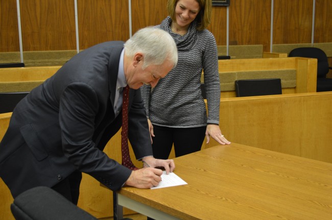 Brian Thiede sworn-in as new prosecutor for Mecosta County