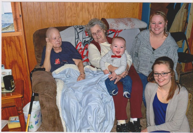 Five generations gather