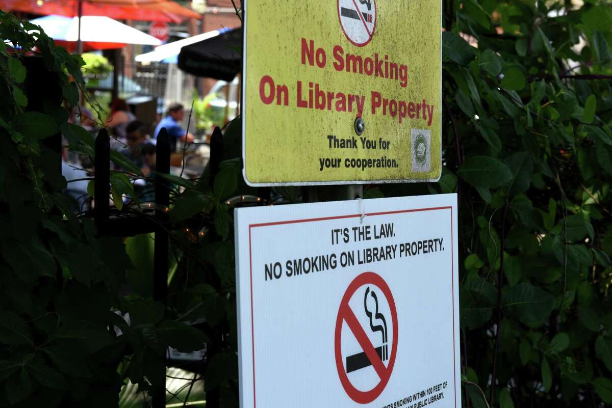 New library smoking restriction presents logistical challenges