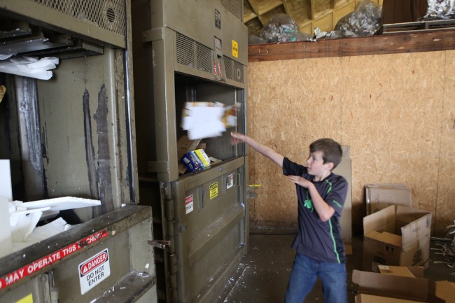 Students take trip to recycling center to celebrate Earth Day