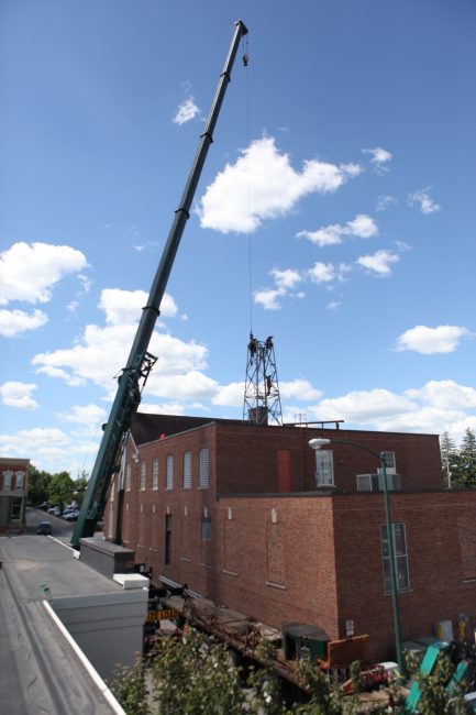 Mitchell Court reopens following closure for crane