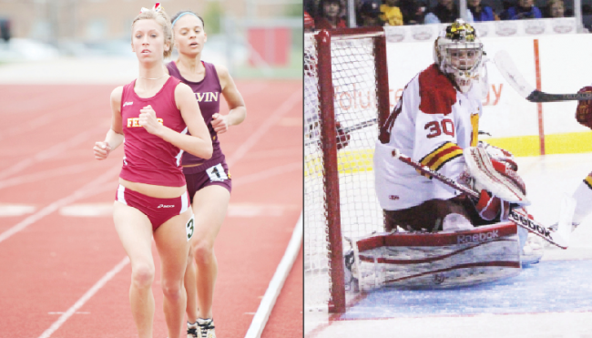 Anna Rudd, CJ Motte honored as the 2013-14 “Bulldogs of the Year”