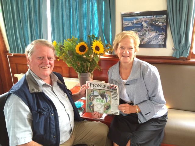 Pioneer goes everywhere: Bob and Beth Krueger