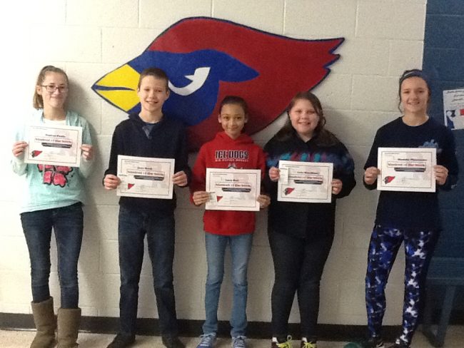 BRMS names Students of the Week