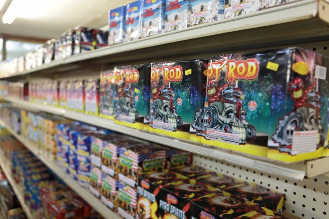 When setting up fireworks display, know different types