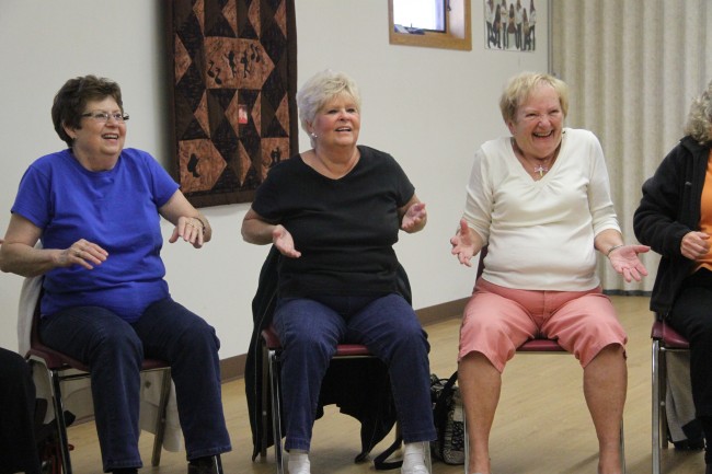'The key is to have fun' Seniors stay active with chair line dancing