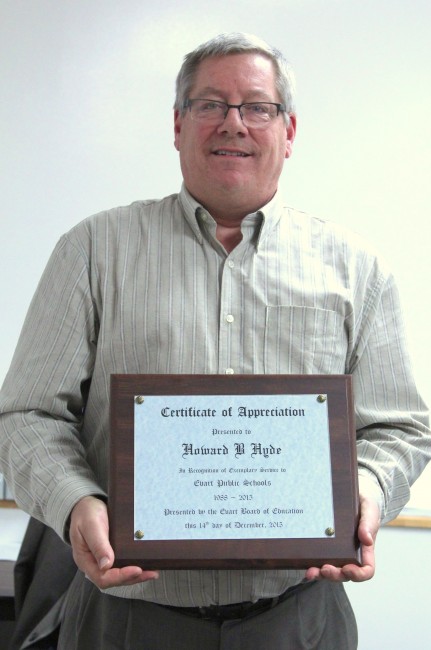 EPS board honors Hyde at his final meeting