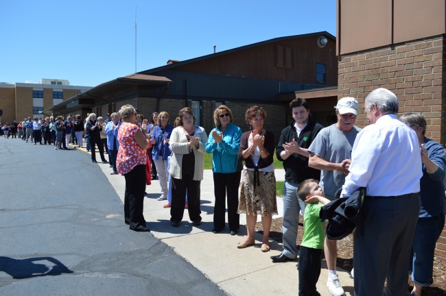 Hogenson receives send-off for last day