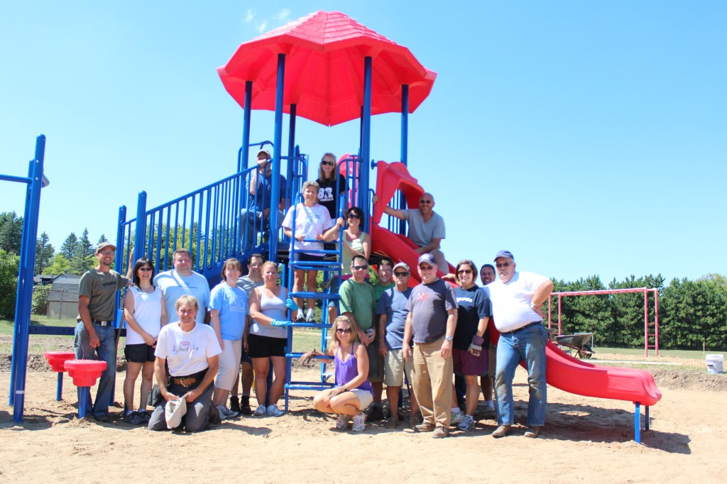 EDUCATION: Brookside volunteers raise money, install new playground