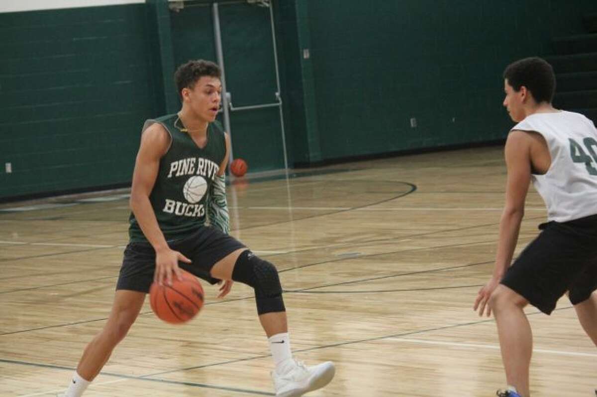 Elijah Lewis enjoying senior season with Pine River squad