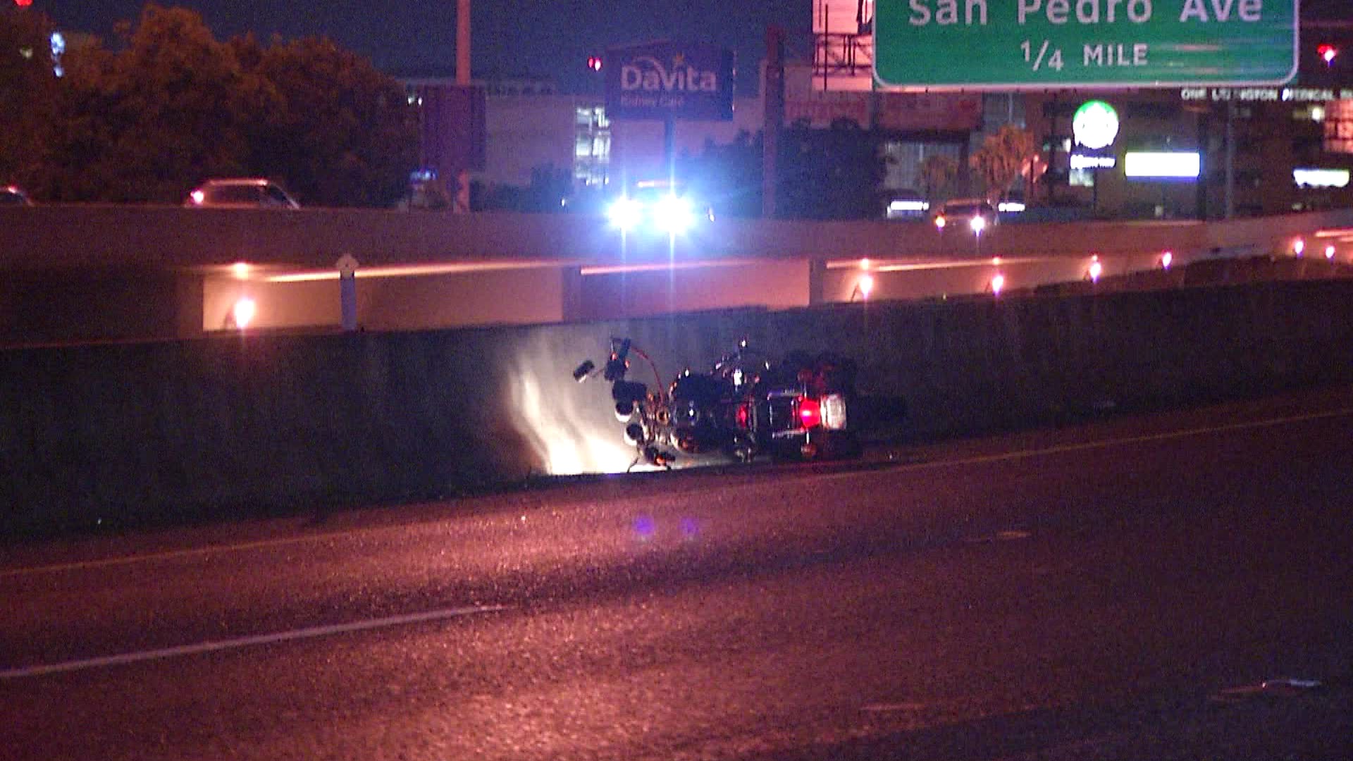 Motorcycle accident leaves a rider in serious condition, police say
