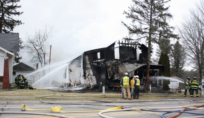 Fire destroys Morley home