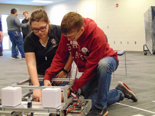 Local robotics teams meet, share ideas