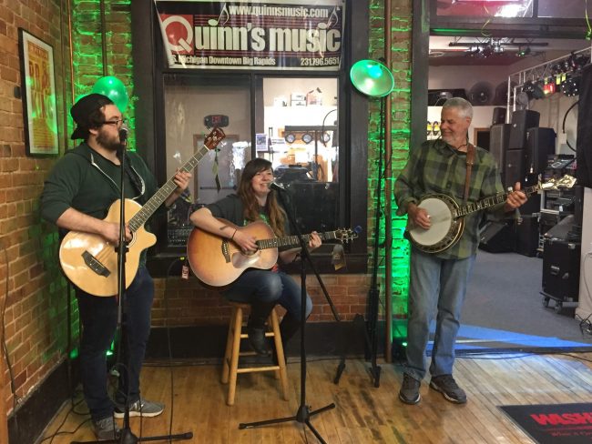 Community members celebrate 50 years of Quinn's Music