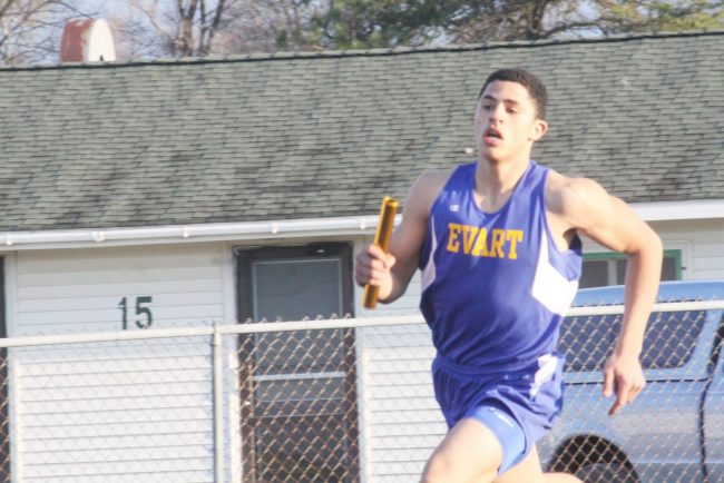 Evart boys track & field places second in non-conference meet