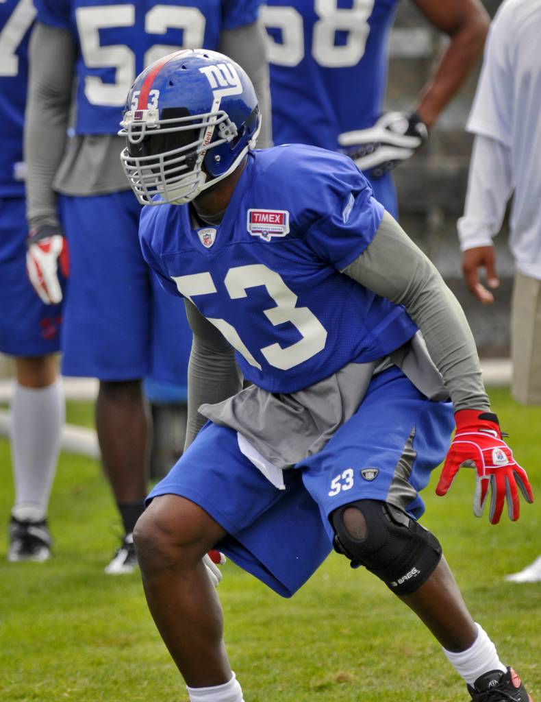 New Giant Bulluck makes himself at home