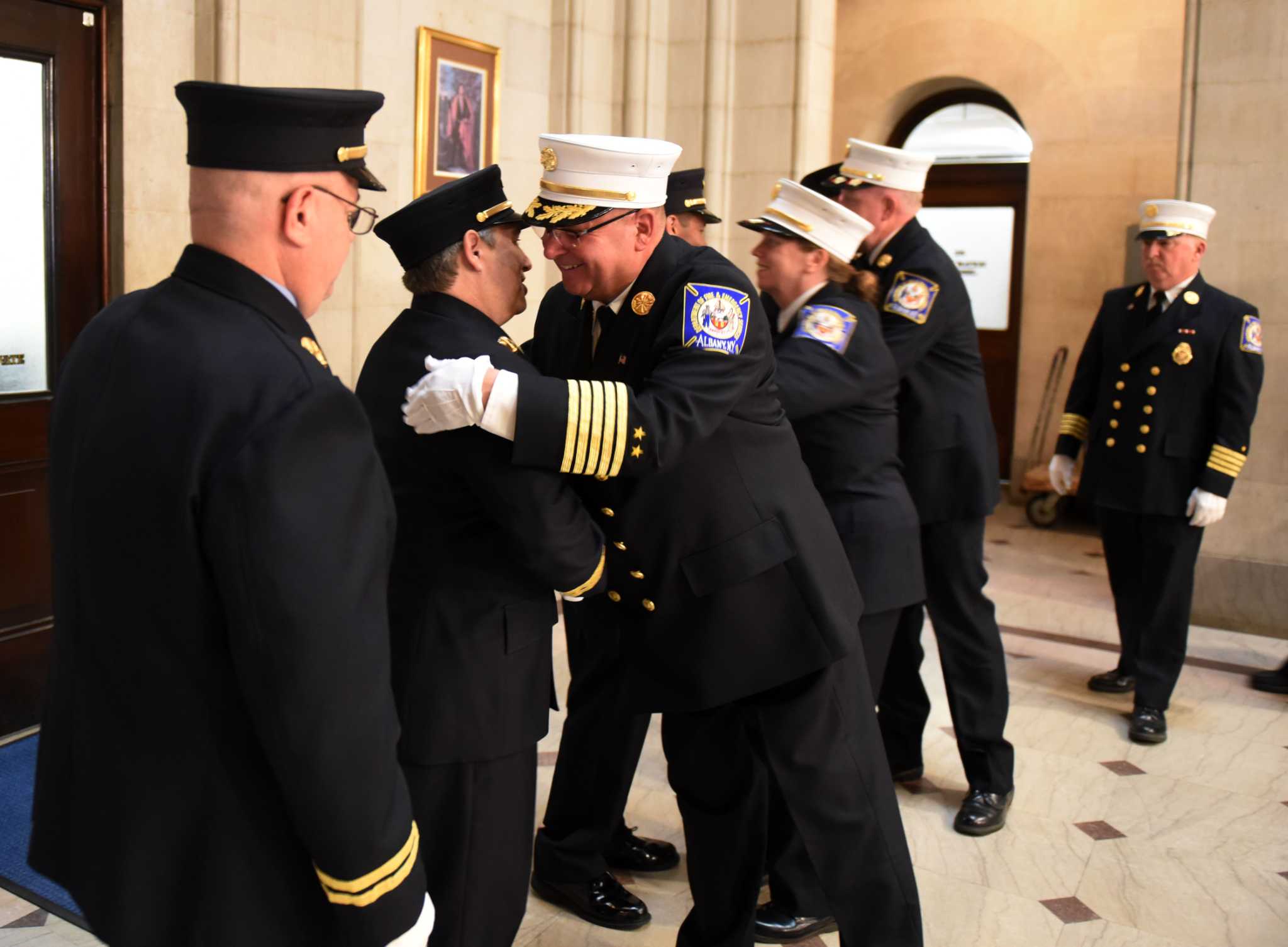 Photos: Albany Fire Department welcomes new leaders