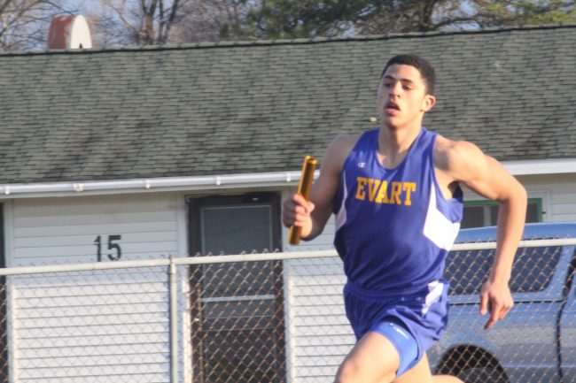 Evart boys track team takes regional title