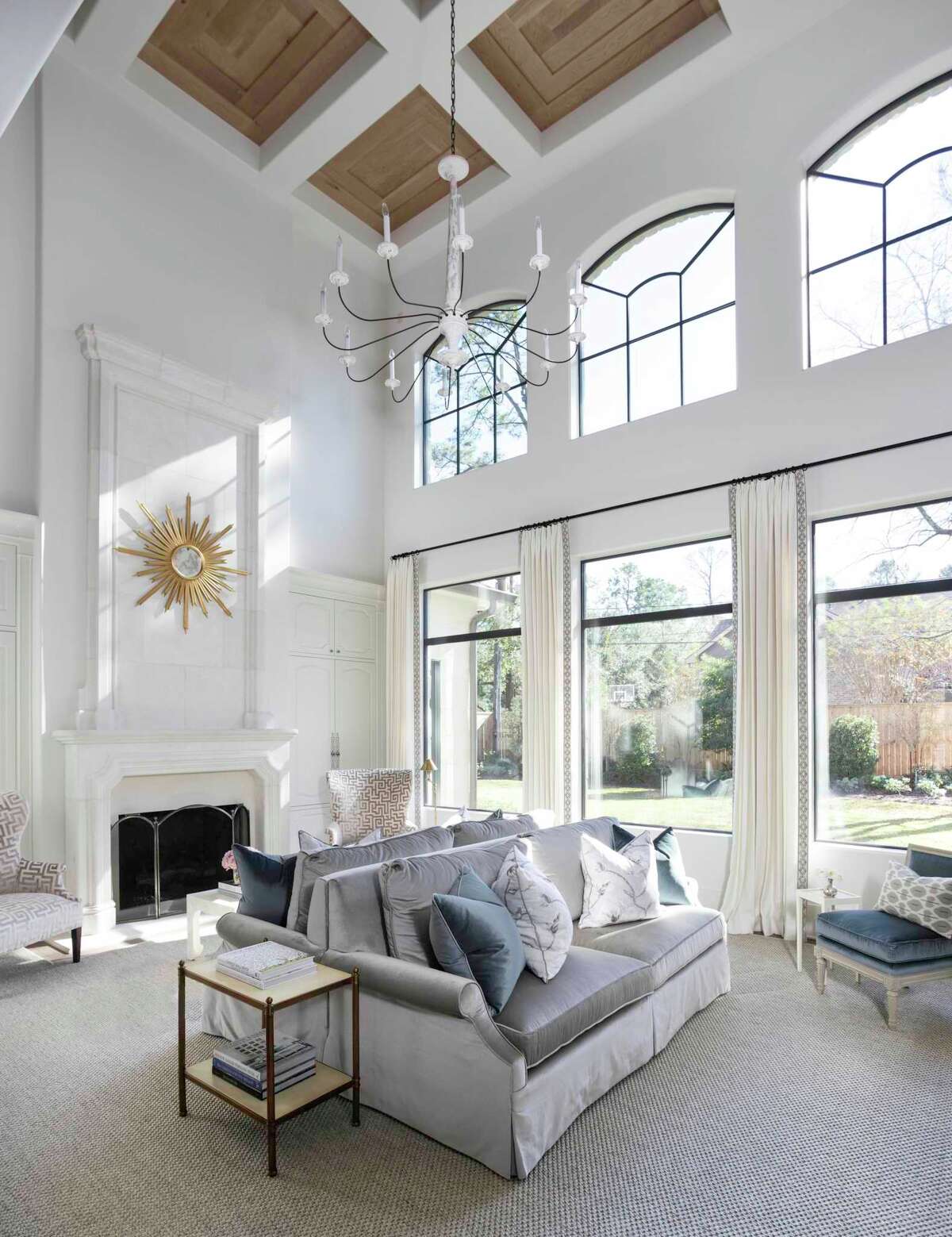 Couple from Abilene fills out large new Memorial home with cozy yet ...