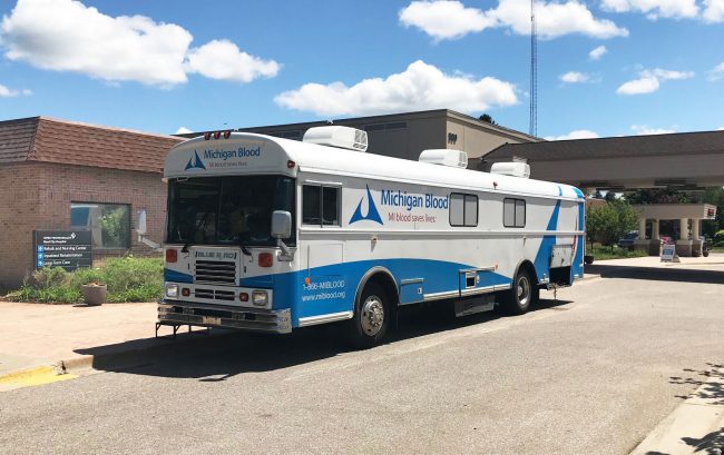 Blood bus coming to Big Rapids hospital July 23