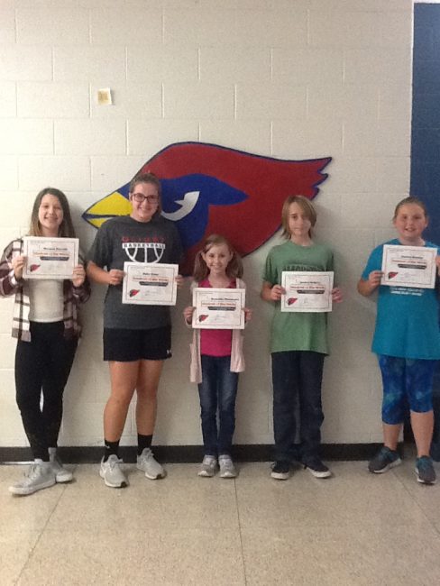BRMS names Students of the Week
