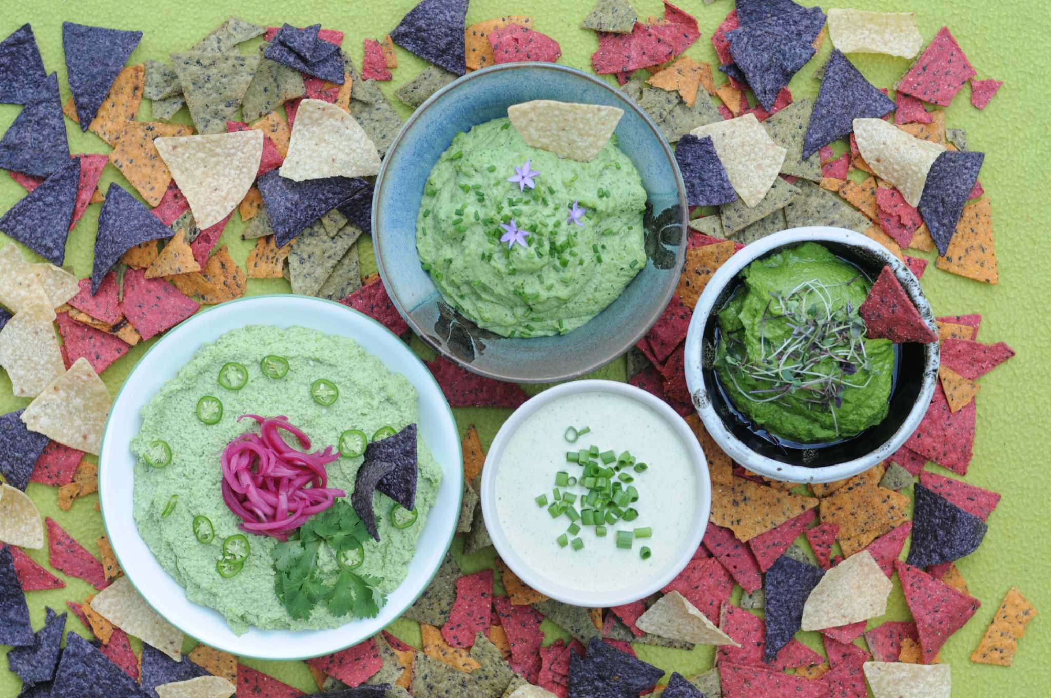 Holy guacamole are avocados expensive! Here are 4 other green dips