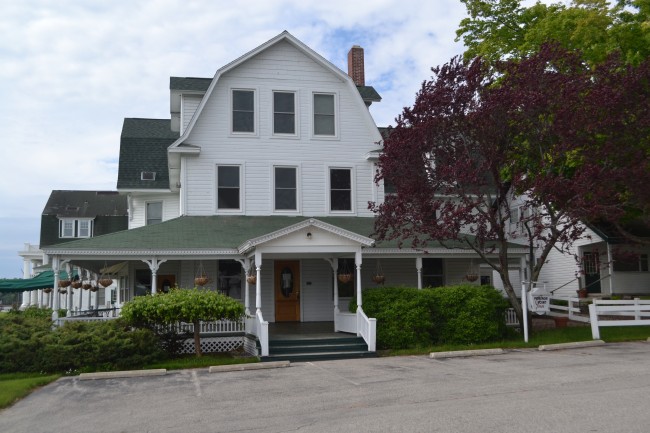 Visible work begins at Portage Point Inn