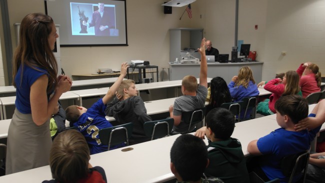 Onekama students receive history lesson from experts