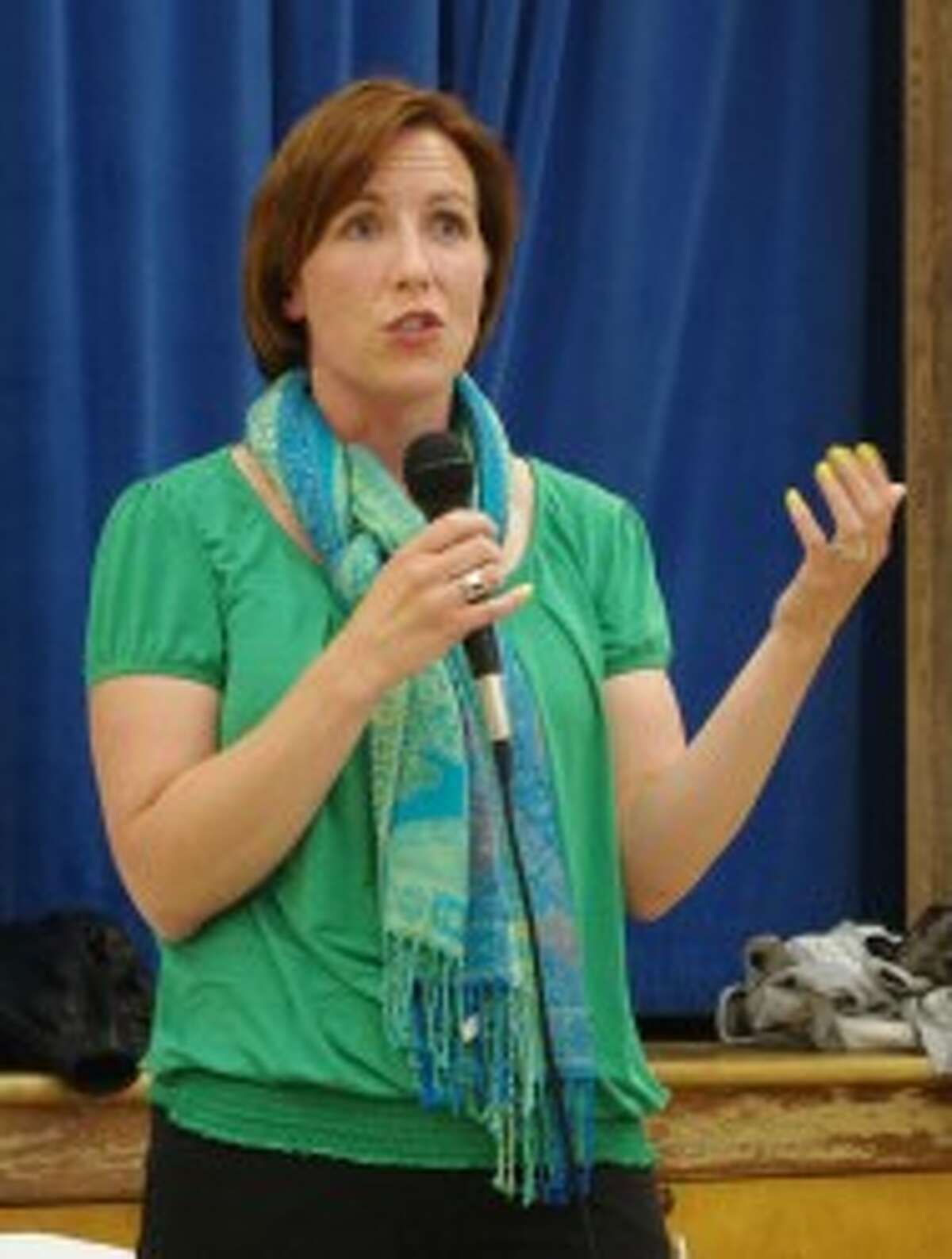 Stobie announces candidacy at Manistee County Democrat meeting