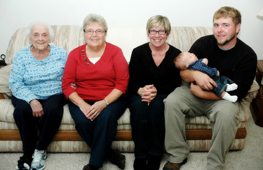Five generations