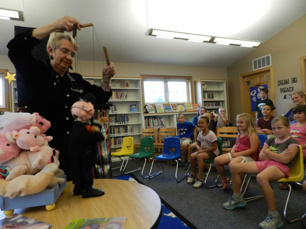 Library puppet shows a hit with the younger crowd