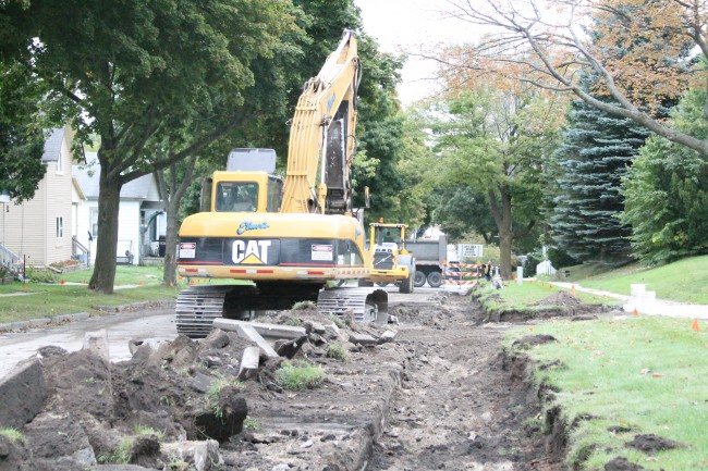 Local city street repairs started Monday