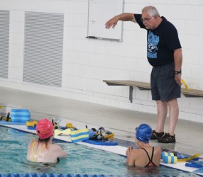Manistee swimming coach Corey Van Fleet retires after 67 years