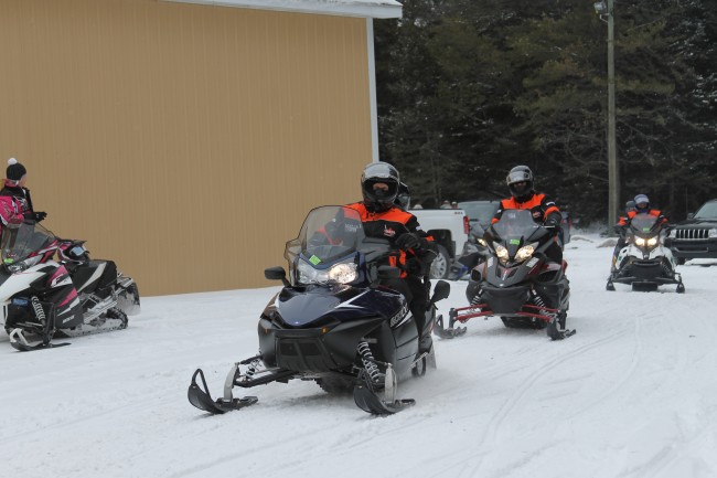 Complete a snowmobile safety class before the snow flies