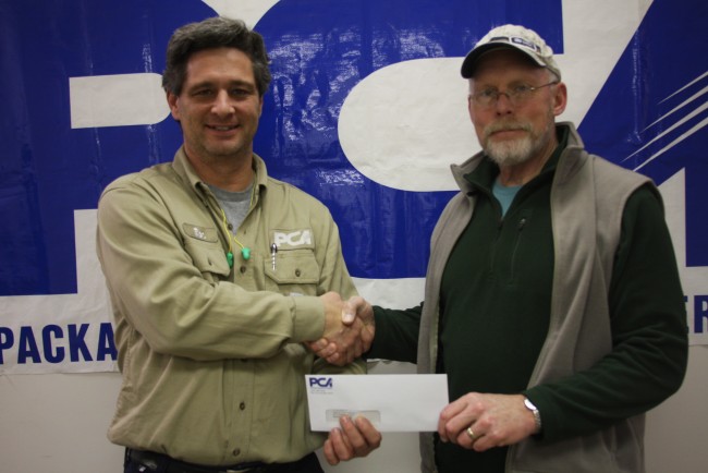 PCA donates money to local organizations in December