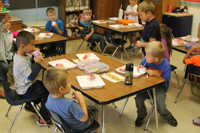 Breakfast in the classroom at Madison making a difference