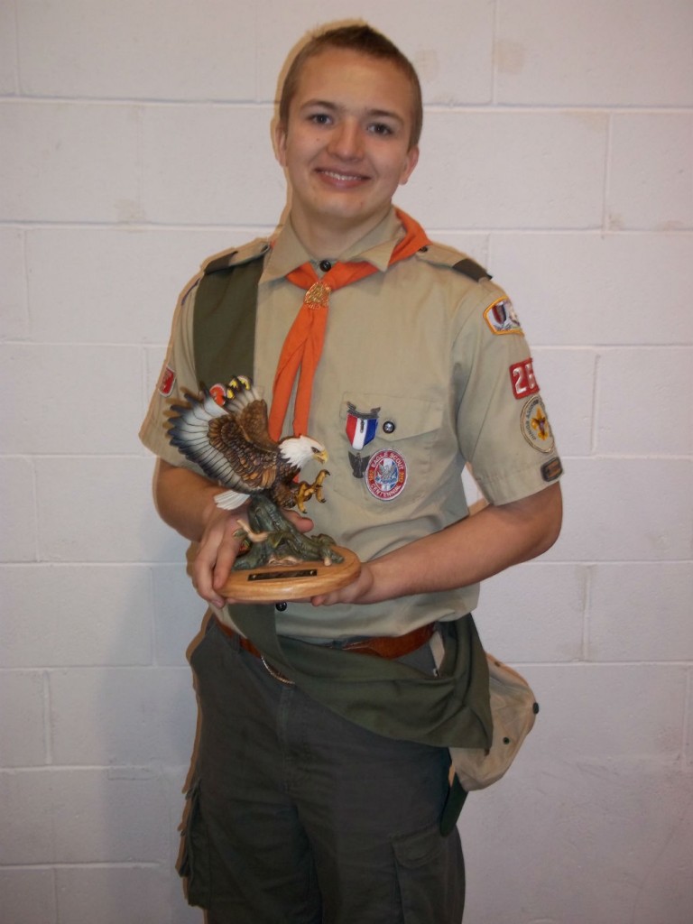 Wesley Kuuttila becomes an Eagle Scout