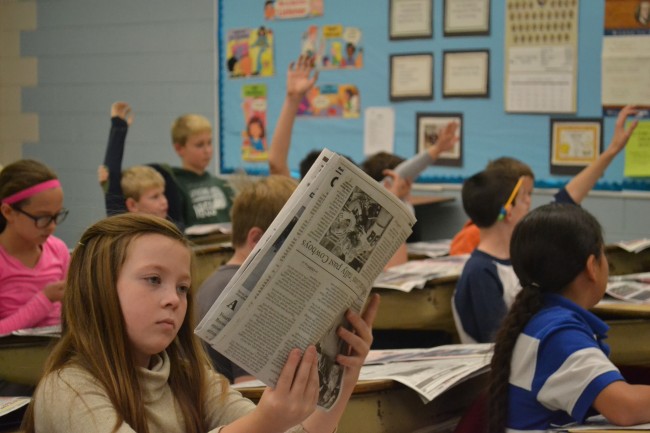 Newspapers in Education brings world into classroom