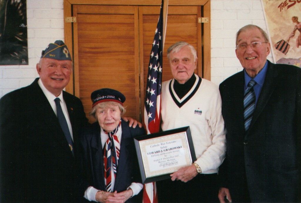 Catholic War Veterans honor Edward Grabowski