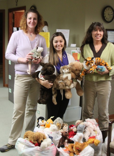 Manistee NHS students collect stuffed animals for a good cause