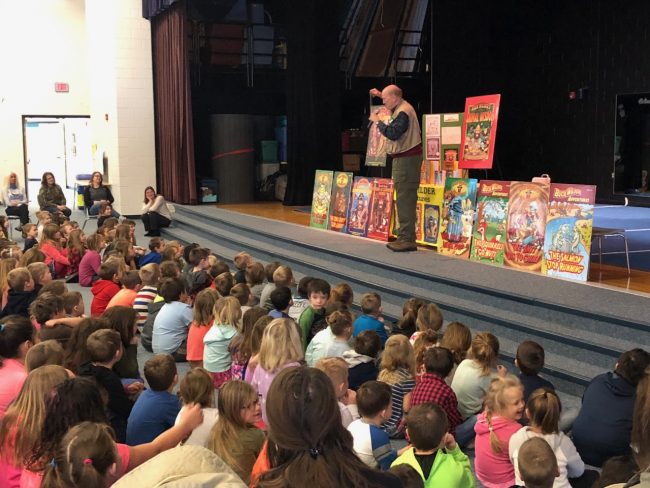 Buck Wilder author visits Brethren Elementary School