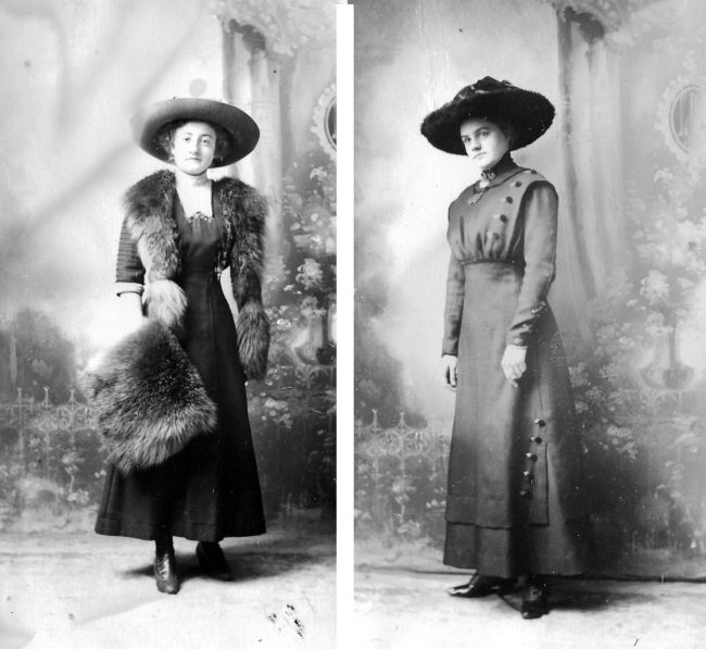 The Sandgren sisters and their immediate family