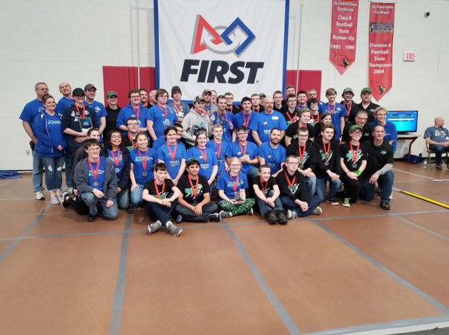 Local Robotics teams do well in first competition
