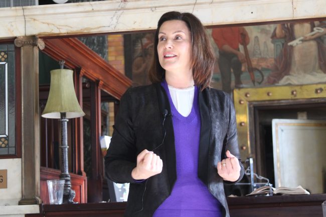 Whitmer talks about infrastructure plan