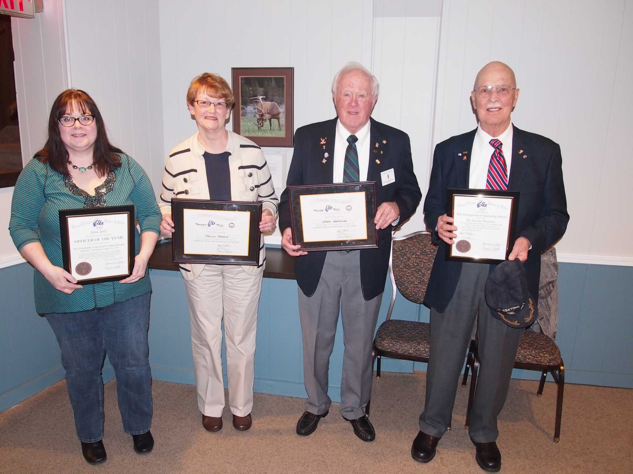 Elks hand out honors at annual awards banquet