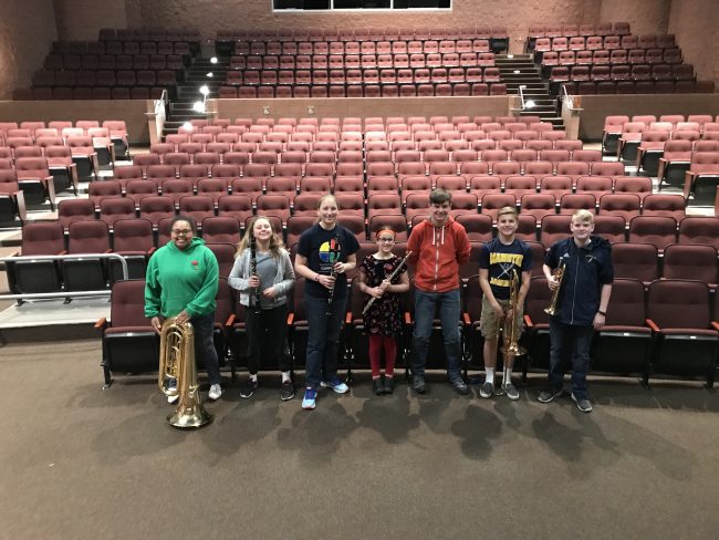 MAPS Seventh Grade Band students win honors